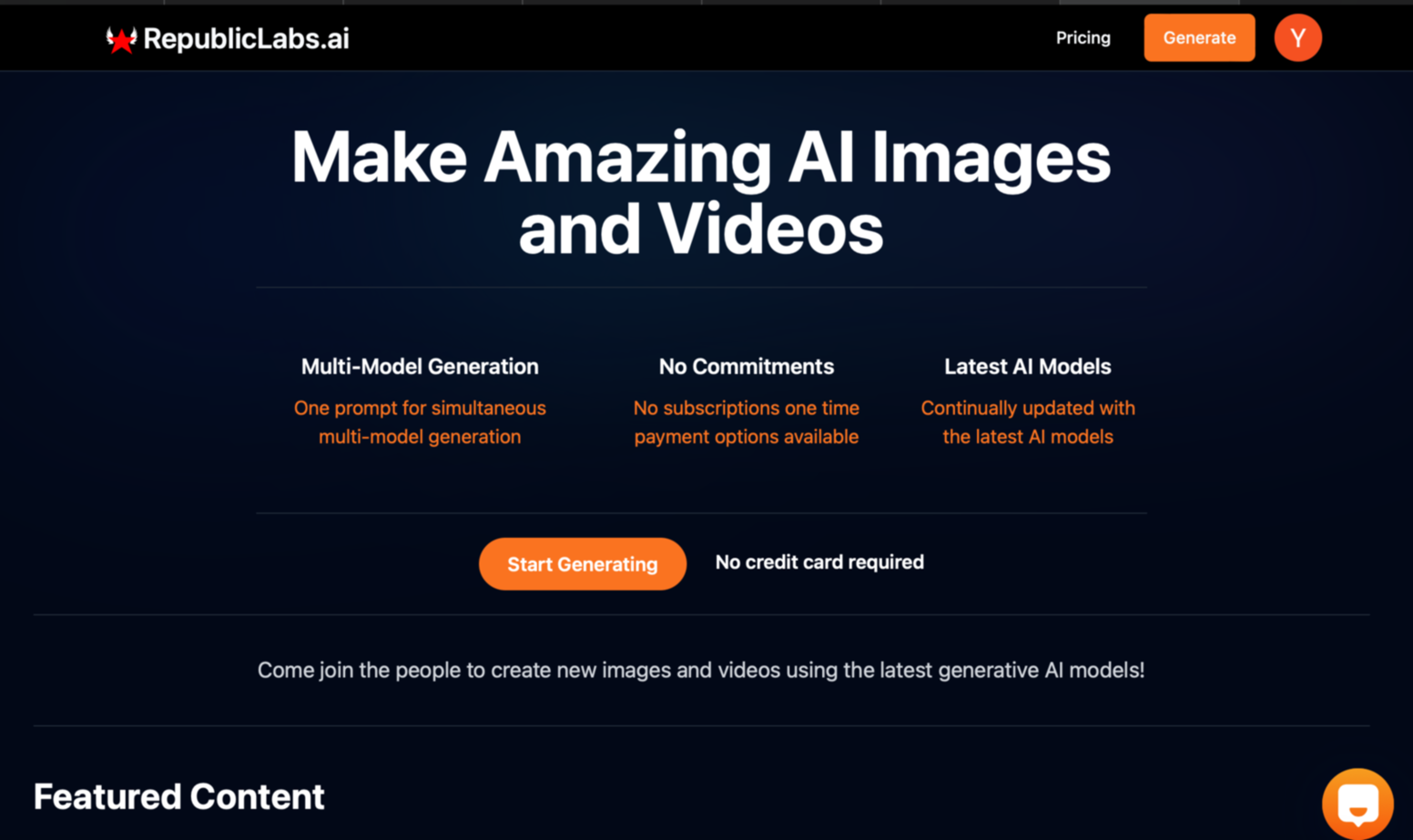 Republiclabs Ai Generate Images And Videos From Ai Generative Models